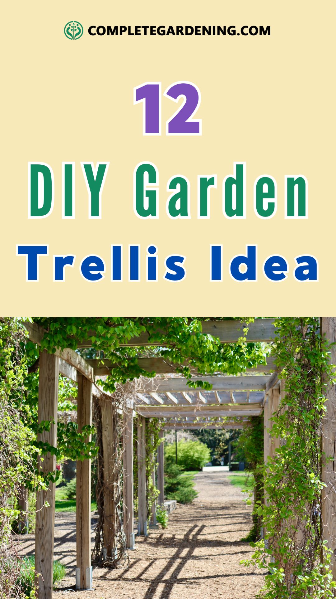 12 Attractive and Functional DIY Garden Trellis Ideas - Complete Gardening
