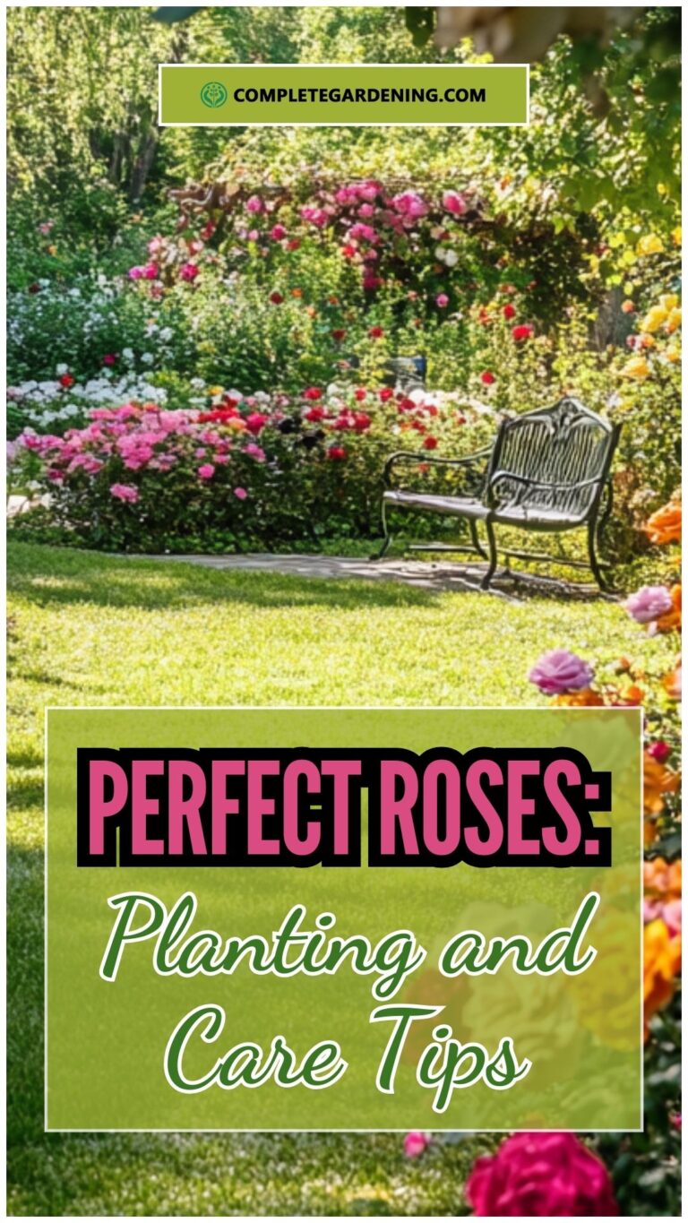 Creating a Rose Garden: From Planting to Perfect Care - Complete Gardening