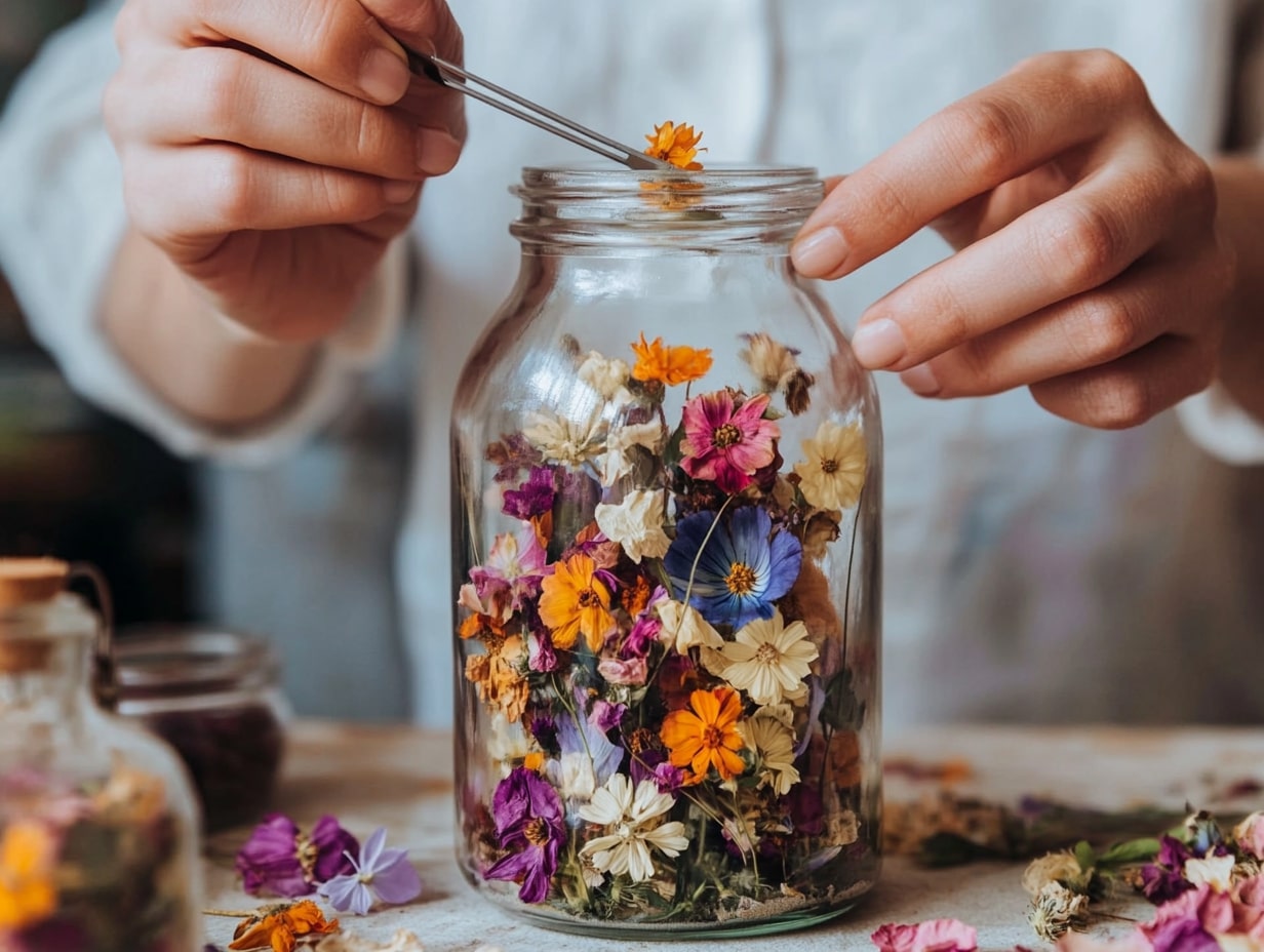 A Timeless Bouquet: The Art of Preserving Flowers in Oil - Complete ...