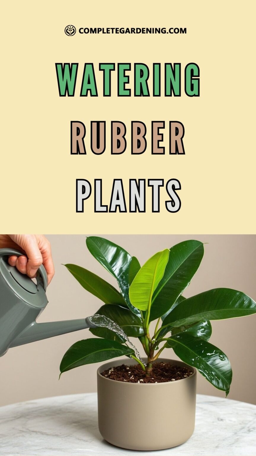 Watering Rubber Plants: Every Owner Should Know These Tips - Complete ...