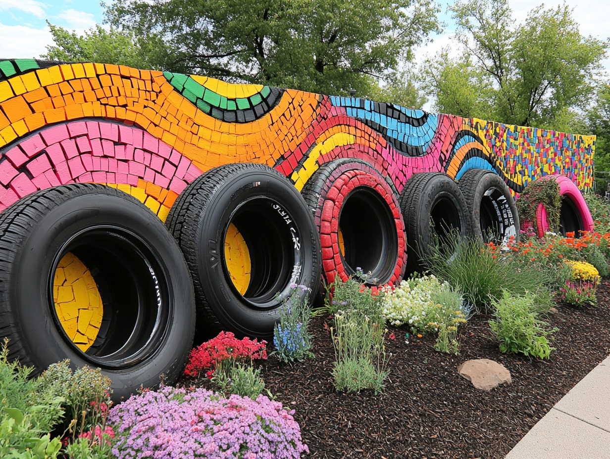 20 Tire Garden Ideas to Transform Your Landscaping - Complete Gardening