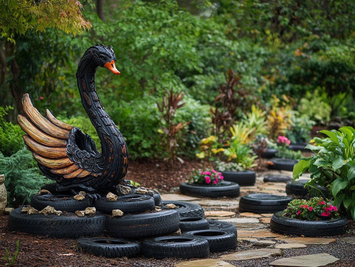 20 Tire Garden Ideas to Transform Your Landscaping - Complete Gardening