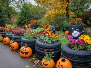 20 Tire Garden Ideas to Transform Your Landscaping - Complete Gardening