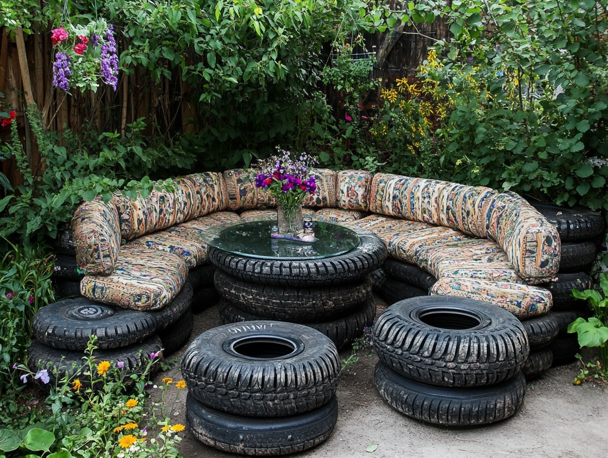 20 Tire Garden Ideas to Transform Your Landscaping - Complete Gardening