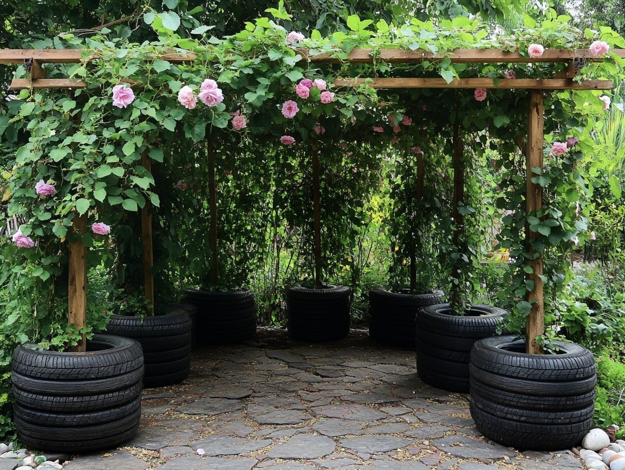 20 Tire Garden Ideas to Transform Your Landscaping - Complete Gardening