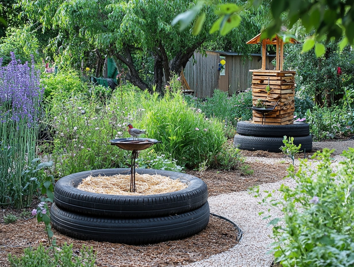 20 Tire Garden Ideas to Transform Your Landscaping - Complete Gardening