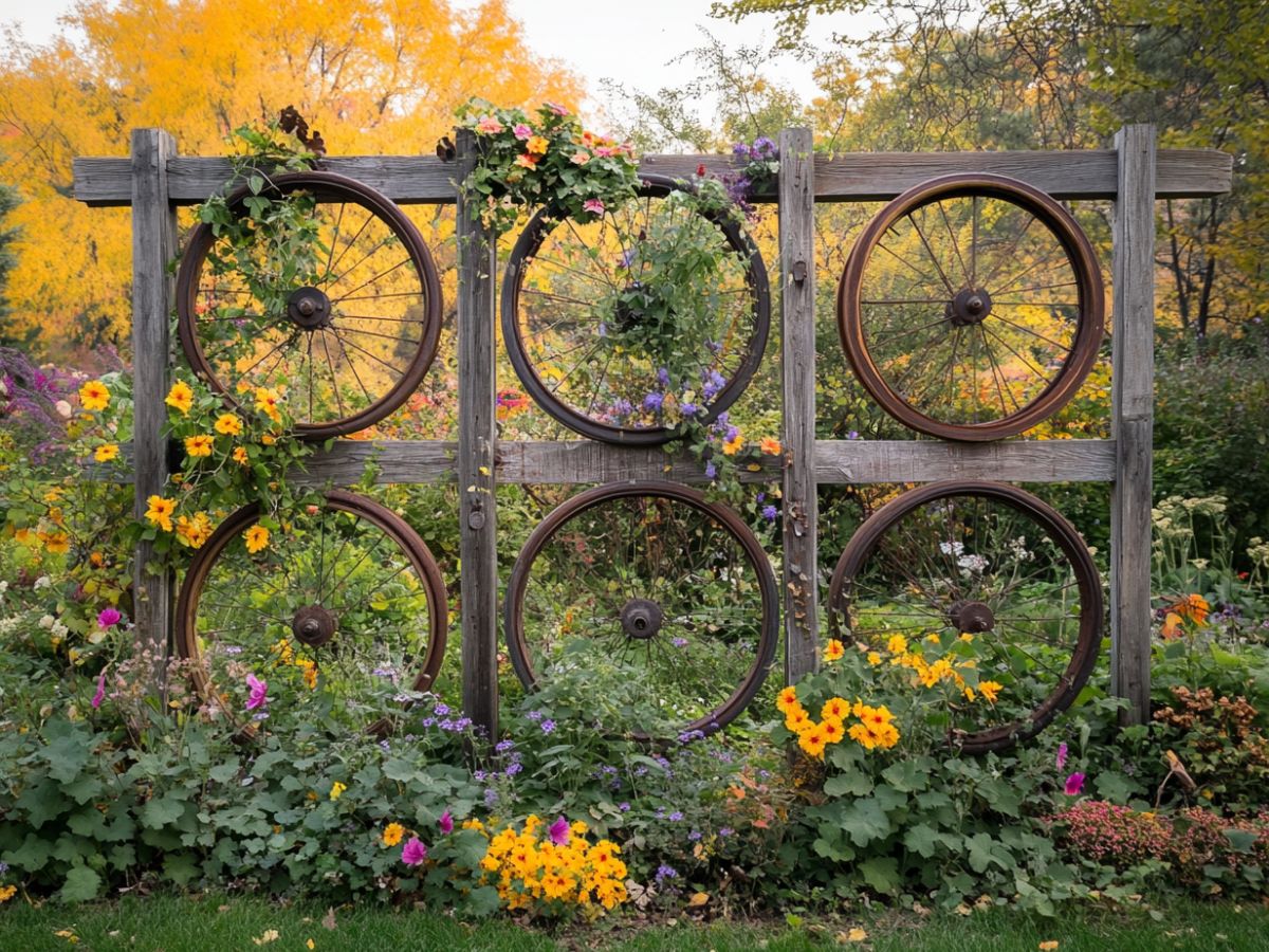 11 Fall Trellis Ideas Using Recycled Materials - Complete Gardening