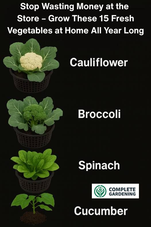 Stop Wasting Money at the Store – Grow These 15 Fresh Vegetables at ...